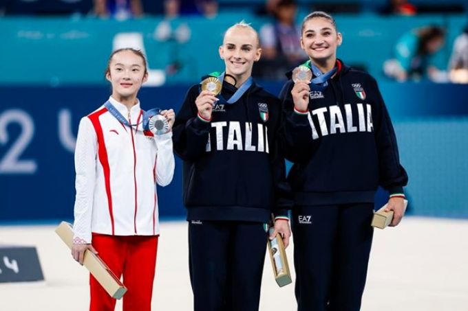 Alice D'Amato win Olympics Gold Medal - La Gazzetta Italiana